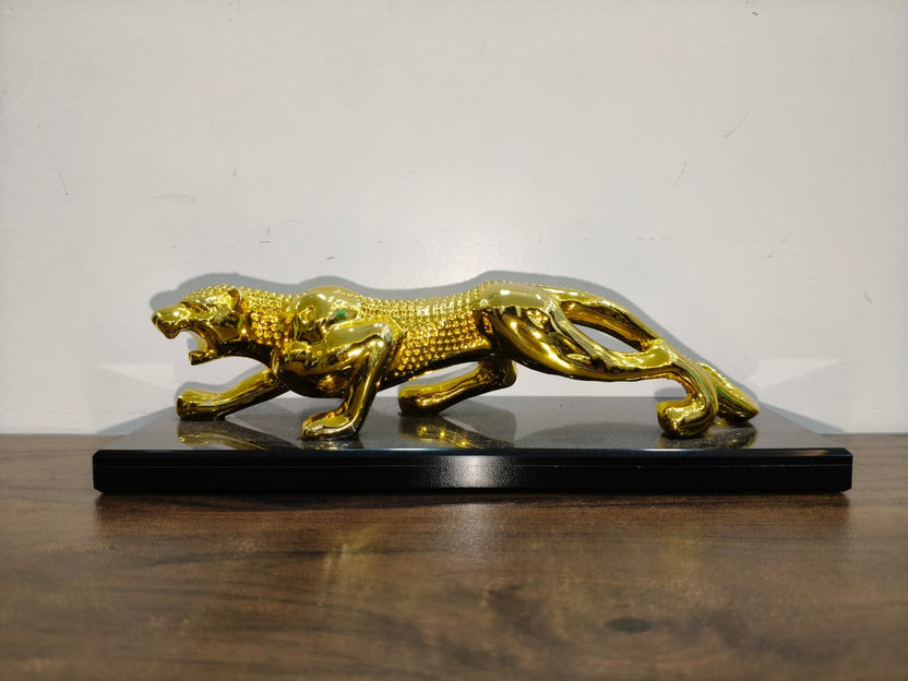 Golden Aluminium Leopard Model – The Adorn Store